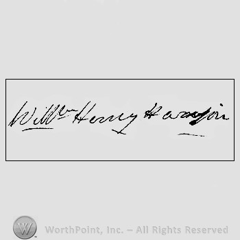 Mark with Signature: William Henry Harrison. | #330962