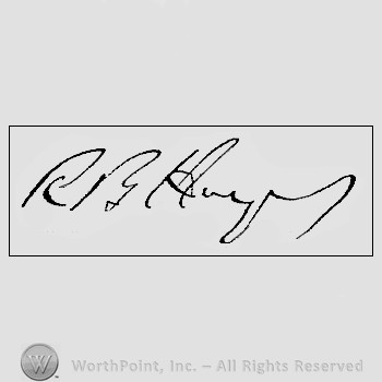 Mark with Signature: Rutherford B. Hayes. | #330963