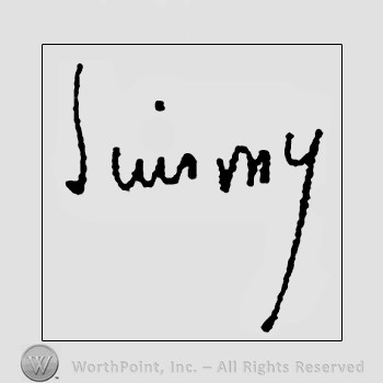 Mark with Signature: James Baldwin. | #331003