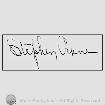 Mark with Signature: Stephen Crane. | #331005