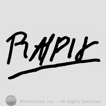 Mark with Ralph bold and pointedly written | #33126