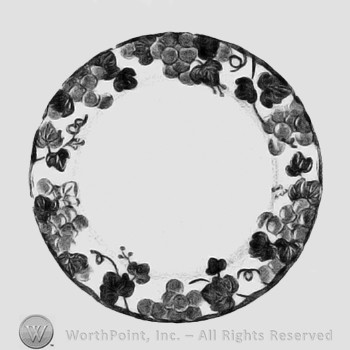 Mark with Dinnerware pattern : Sculptured Grape. | #331491