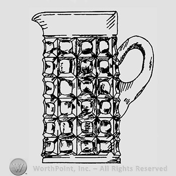 Mark with Glass pattern: Thumbprint Block; | #331842