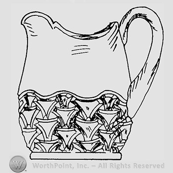 Mark with Glass pattern: Findlay No. 19; pitcher. | #331870