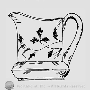 Mark with Glass Pattern: Vigilant; creamer. | #331889