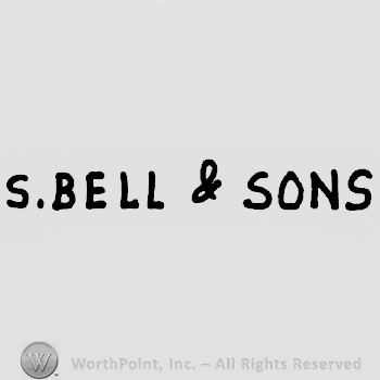 Mark with The text "S. BELL & SONS". | #33219