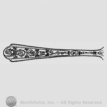 Mark with Sterling Silver Pattern: Floral; | #332421