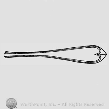 Mark with Sterling Silver Pattern: Oval Thread; | #332780