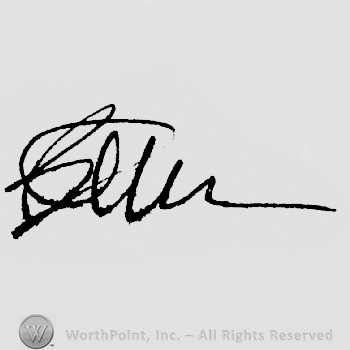 Mark with Signature of Bruce McDougal | #33296