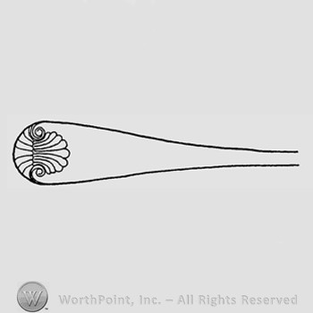 Mark with Sterling Silver Pattern: Shell; | #333229