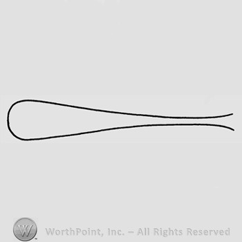 Mark with Sterling Silver Pattern: Round Antique; | #333389