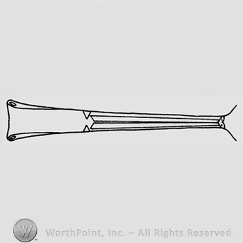 Mark with Sterling Silver Pattern: Linenfold; | #333854