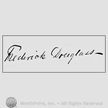 Mark with Signature: Frederick Douglass. | #334353