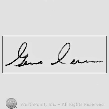 Mark with Signature: Gene Cernan. | #334369