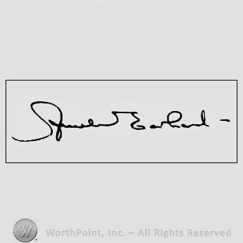 Mark with Signature: Amelia Earhart. | #334378