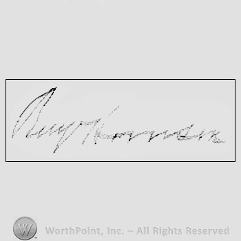 Mark with Signature: Benjamin Harrison. | #334409
