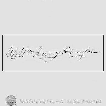 Mark with Signature: William Henry Harrison. | #334410