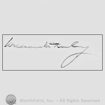 Mark with Signature: William McKinley. | #334416