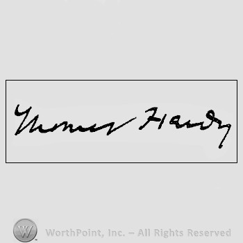 Mark with Signature: Thomas Hardy. | #334441