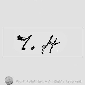 Mark with Signature: Thomas Hardy. | #334442