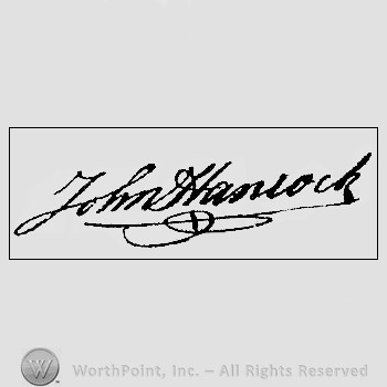 Mark with Signature: John Hancock. | #334457