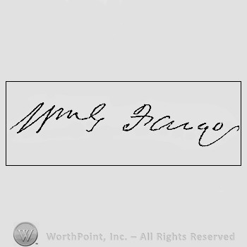Mark with Signature: William Fargo. | #334465