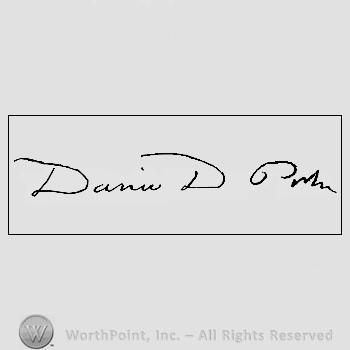 Mark with Signature: David Dixon Porter. | #334479