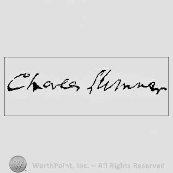 Mark with Signature: Charles Sumner. | #334481