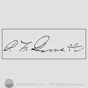 Mark with Signature: Pat Garrett. | #334485