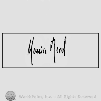 Mark with Signature: Maurice Ravel. | #334544