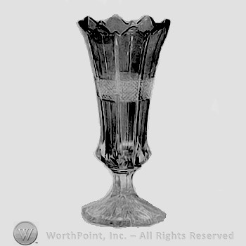 Mark with Glass pattern: Virginia; vase. | #334719