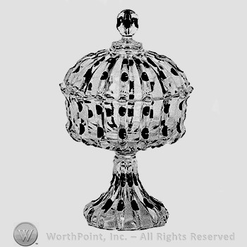 Mark with Glass pattern: Broken Column; footed | #334738