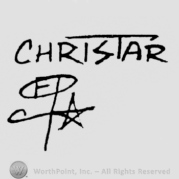 Mark with Christar written above an Oval shape | #33492