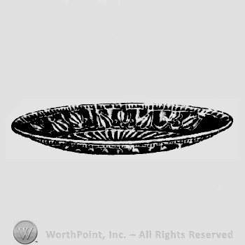 Mark with Glass pattern: Drape; plate. | #334944