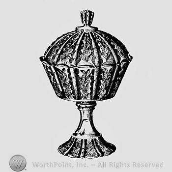 Mark with Glass pattern: Brazil; footed covered | #335234