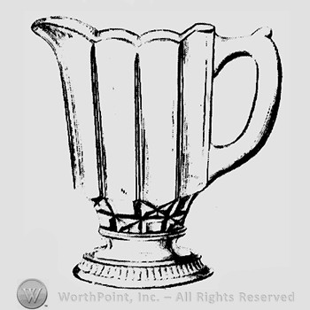 Mark with Glass pattern: Majestic Crown; pitcher. | #335528
