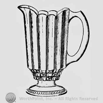Mark with Glass pattern: Majestic Crown; pitcher. | #335538