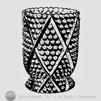 Mark with Glass pattern: Hobnail with Bars; | #335586