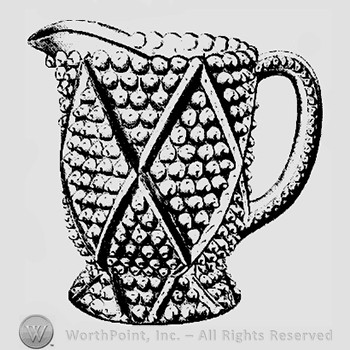 Mark with Glass pattern: Hobnail with Bars; | #335589