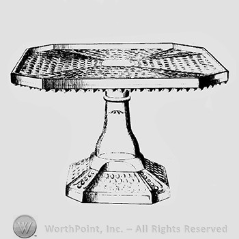 Mark with Glass pattern: Hobnail with Bars; | #335606