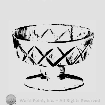 Mark with Glass pattern: Bevelled Diagonal Block; | #335624