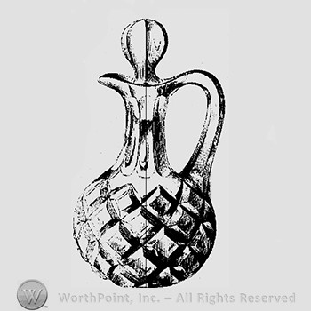 Mark with Glass pattern: Bevelled Diagonal Block; | #335657