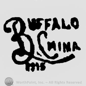 Mark with The text "BUFFALO CHINA 1915". | #33594