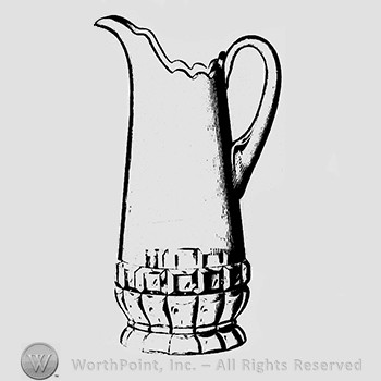 Mark with Glass pattern: Oregon; pitcher. | #336171
