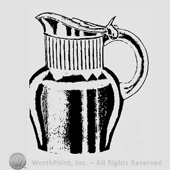 Mark with Glass pattern: Silver Queen; pitcher. | #336281