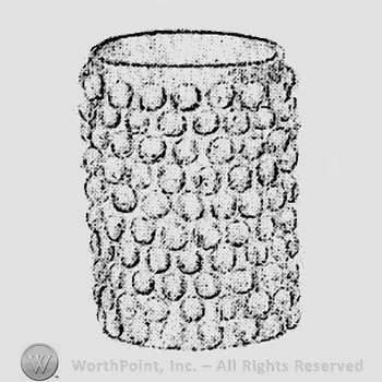 Mark with Glass pattern: Hobnail; spooner. | #336343