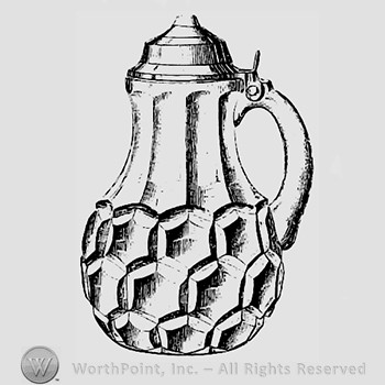 Mark with Glass pattern: Hexagon Block; syrup | #336368