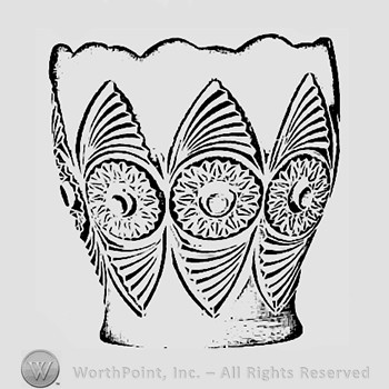 Mark with Glass pattern: Bullseye & Fan; spooner. | #336642