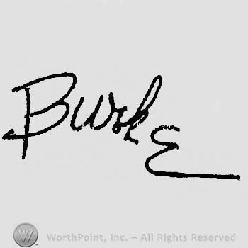 Mark with The text "Burke". | #33670