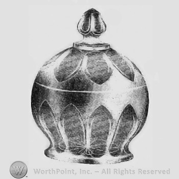 Mark with Glass pattern: Niagara; covered sugar | #337022